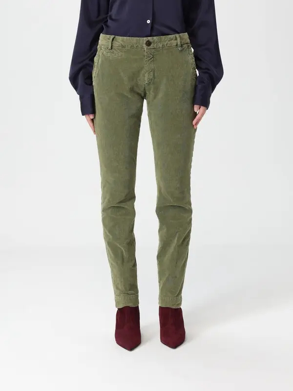 MASON'S Trousers Colour - Green