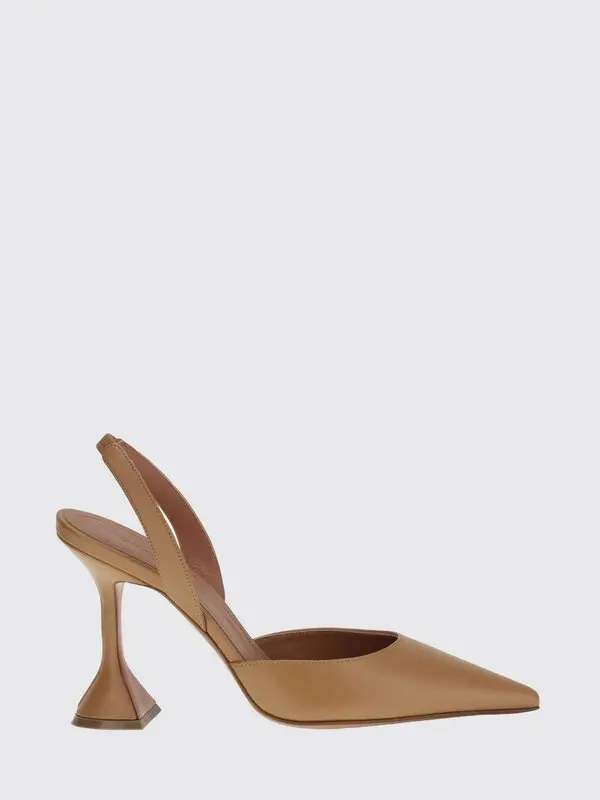Amina Muaddi Holli Leather Slingback