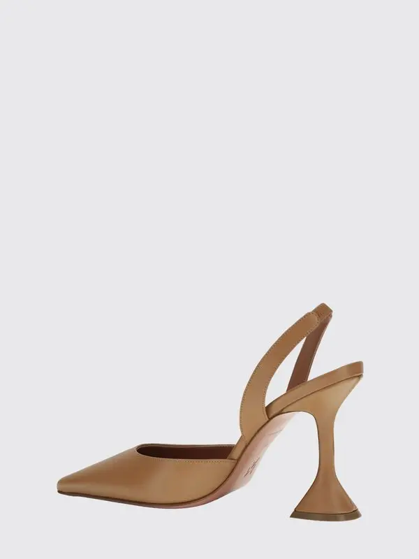 Amina Muaddi Holli Leather Slingback