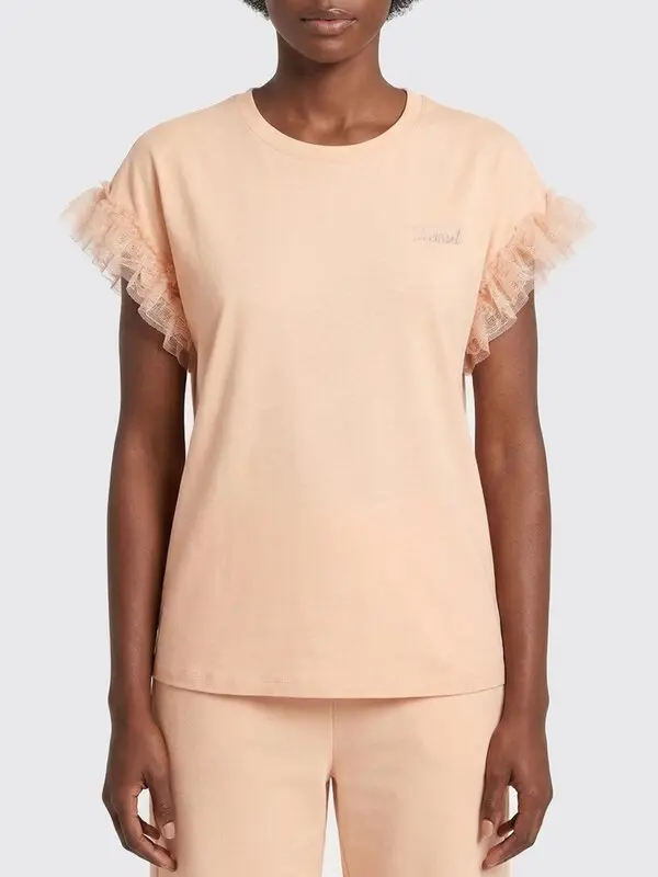 TWINSET Cotton T-shirt With Ruffles