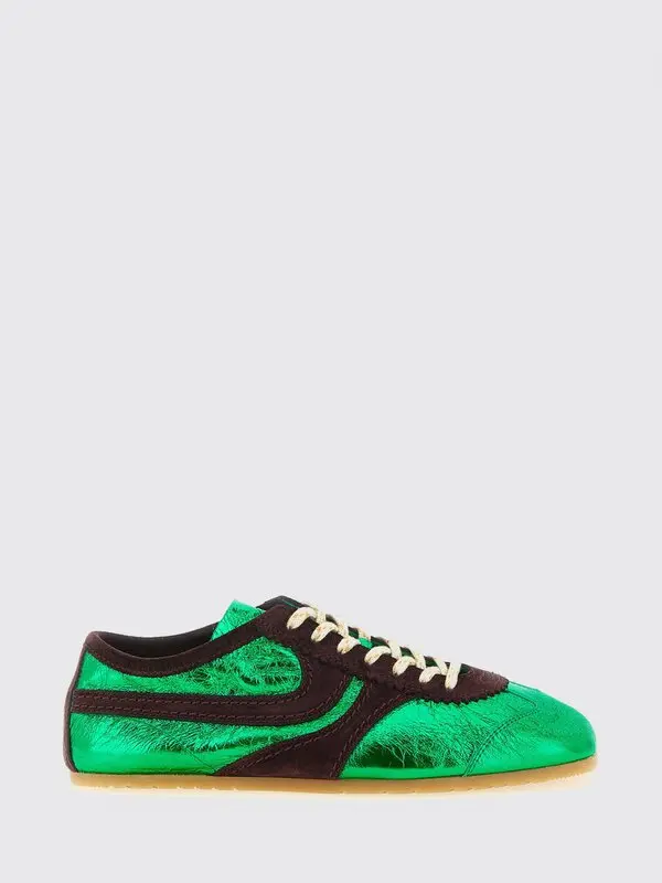 Dries Van Noten Laminated Leather Sneakers