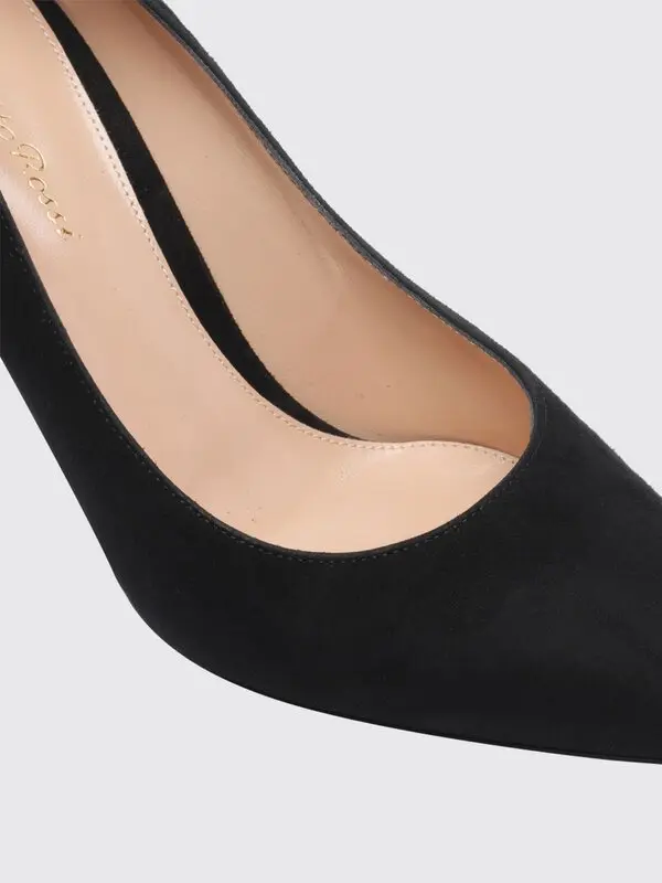 GIANVITO ROSSI Suede Stiletto Pumps - Black