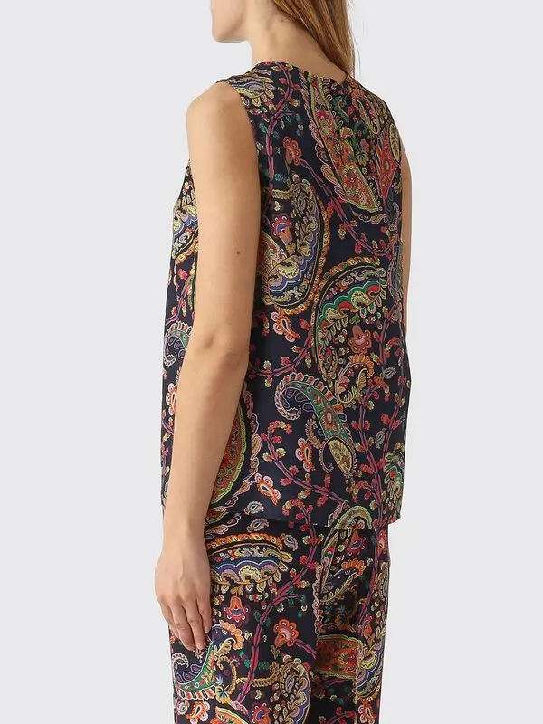 Etro Paisley Polyester Top