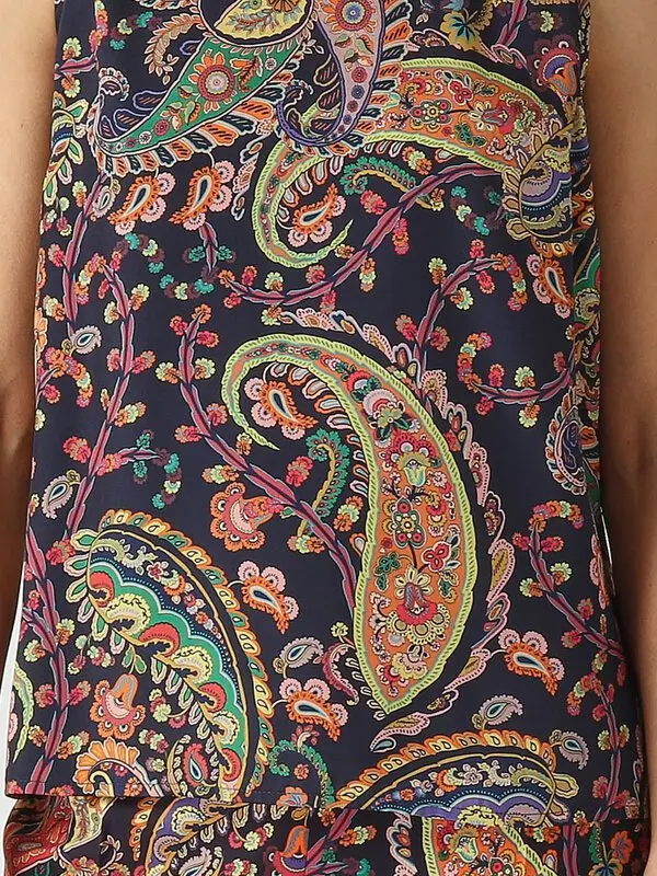 Etro Paisley Polyester Top