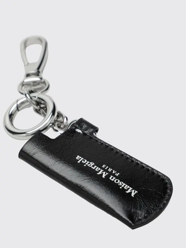 MAISON MARGIELA Leather And Brass Keychain