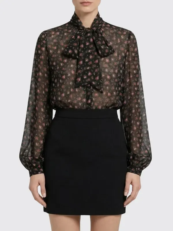 Dolce & Gabbana Silk Shirt With Floral Print - Multicolor
