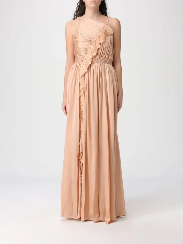 Ulla Johnson Asymmetrical Ruffled Maxi Dress