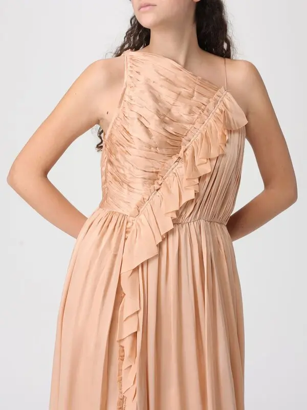 Ulla Johnson Asymmetrical Ruffled Maxi Dress