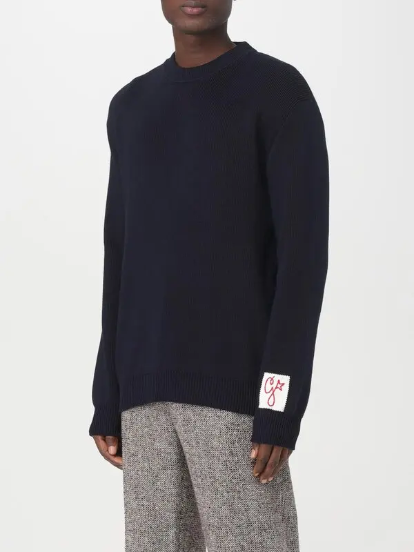 GOLDEN GOOSE Ribbed Knit Jumper With Appliqu