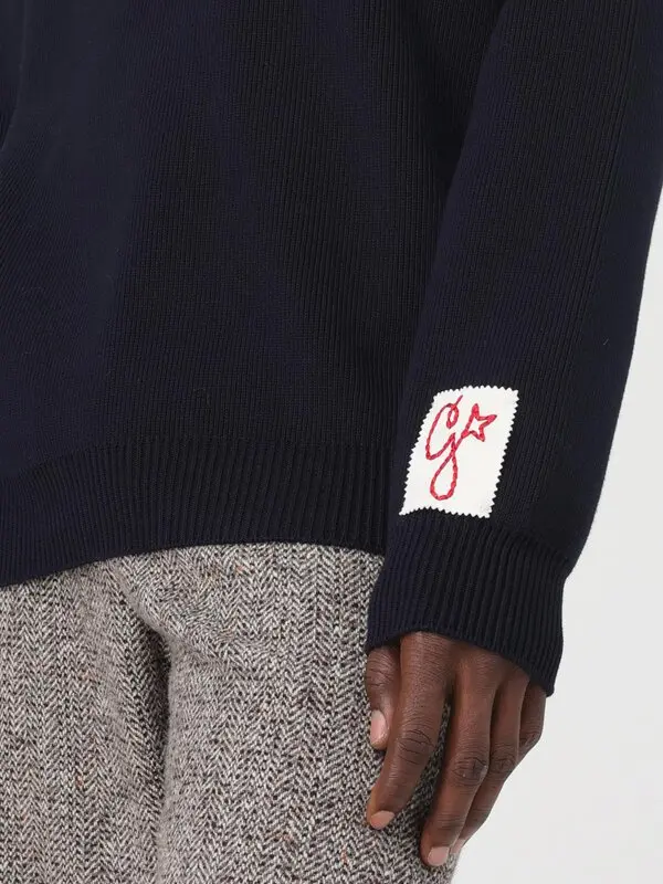 GOLDEN GOOSE Ribbed Knit Jumper With Appliqu