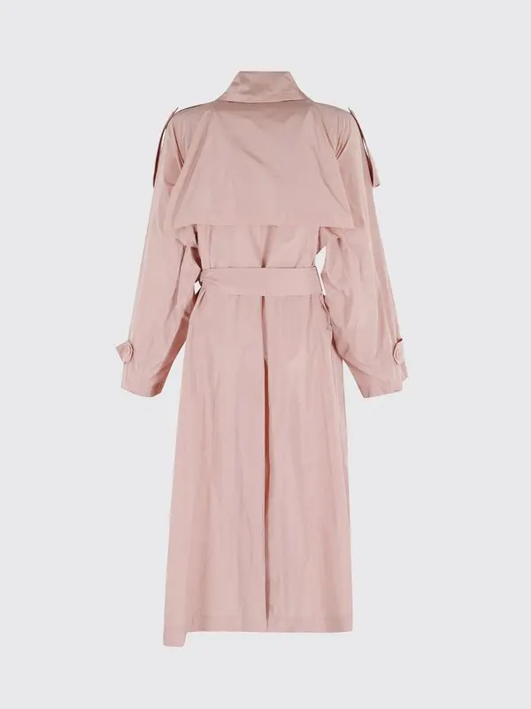 Erika Cavallini Double-breasted Belted Trench Coat