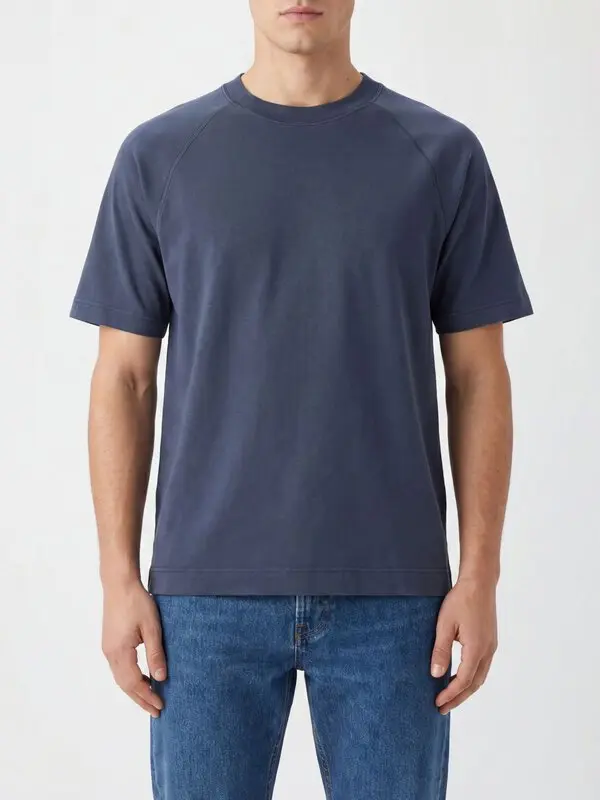 CIRCOLO 1901 Short-sleeved Pure Cotton Crew Neck T-shirt - Navy