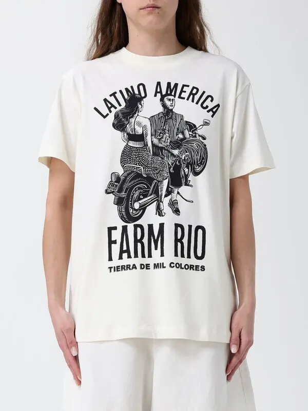 Farm Rio Linen Blend T-shirt
