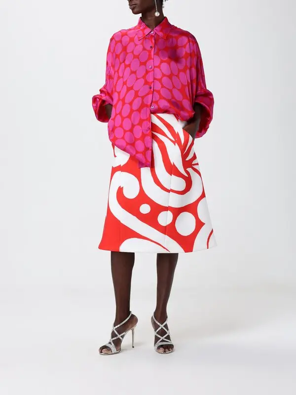 Dries Van Noten Polka Dot Viscose Shirt
