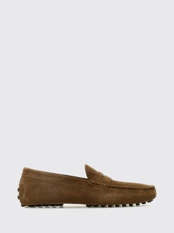TOD'S Suede Loafers - Walnut