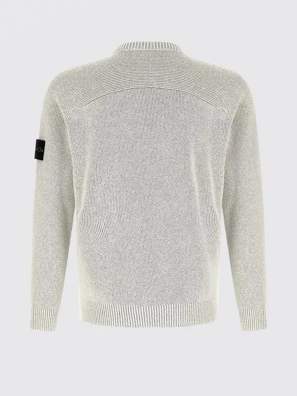 Stone Island Cotton Crew Neck Sweater - Grey