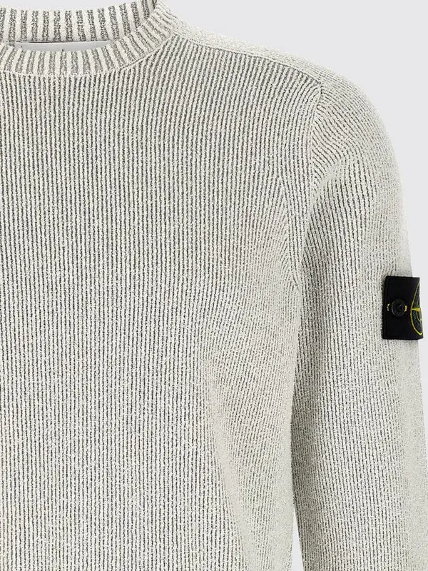 Stone Island Cotton Crew Neck Sweater - Grey