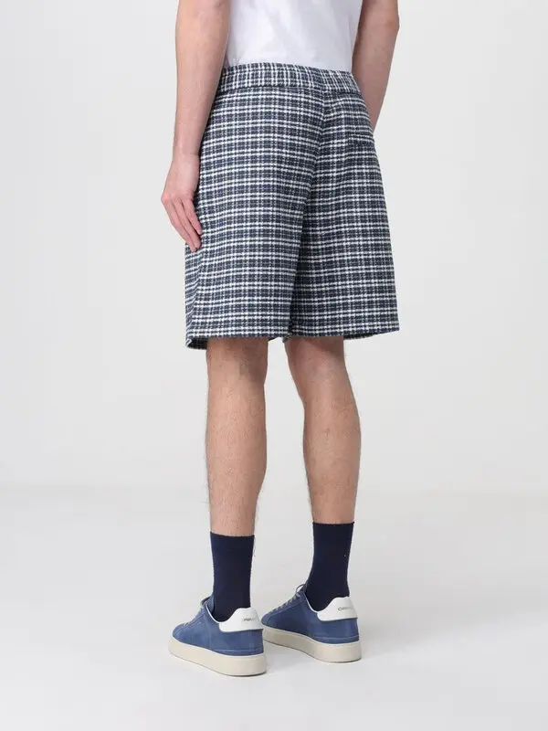Carhartt Work In Progress Check Cotton Shorts - Red