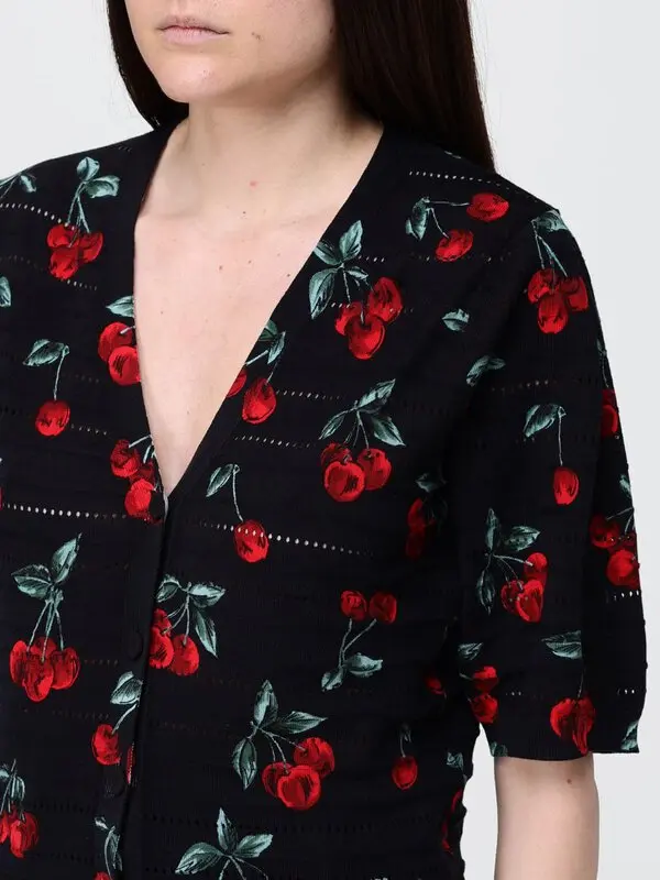 TWINSET Fruit Cotton Cardigan