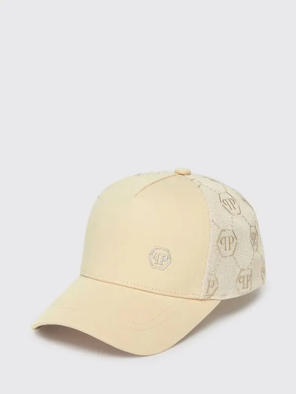 Philipp Plein Hexagon Pp Baseball Cap - Beige