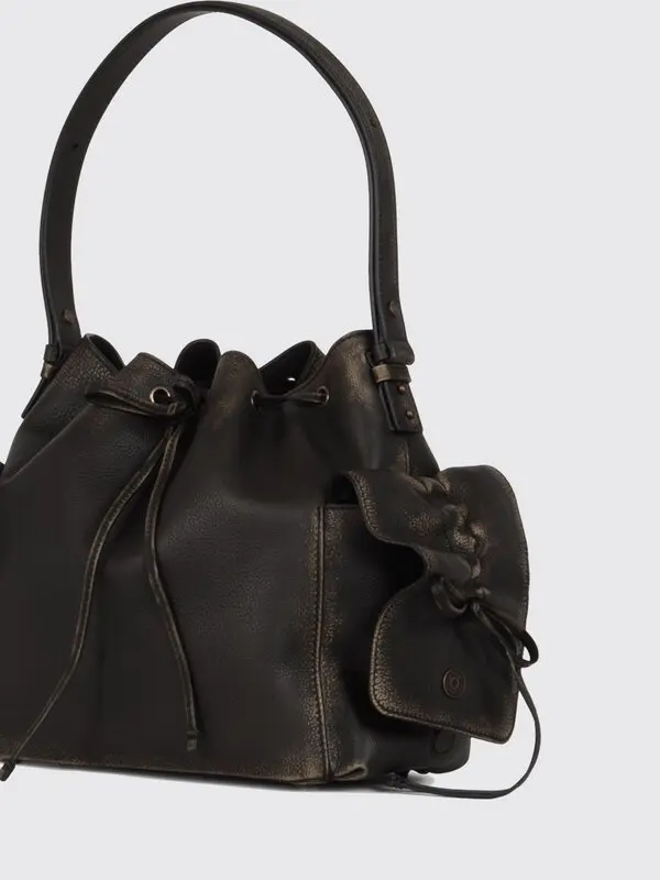 Acne Studios Aged Leather Bucket Bag