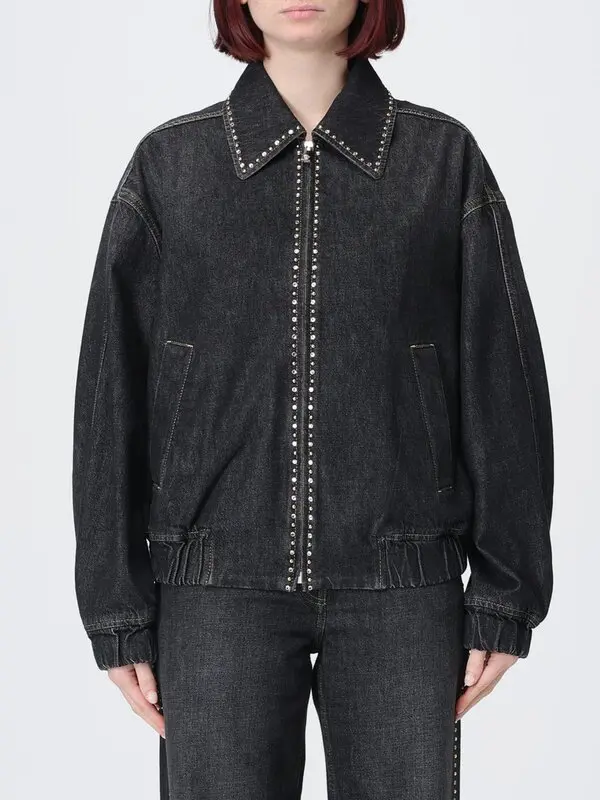 Versace Rhinestone Denim Jacket
