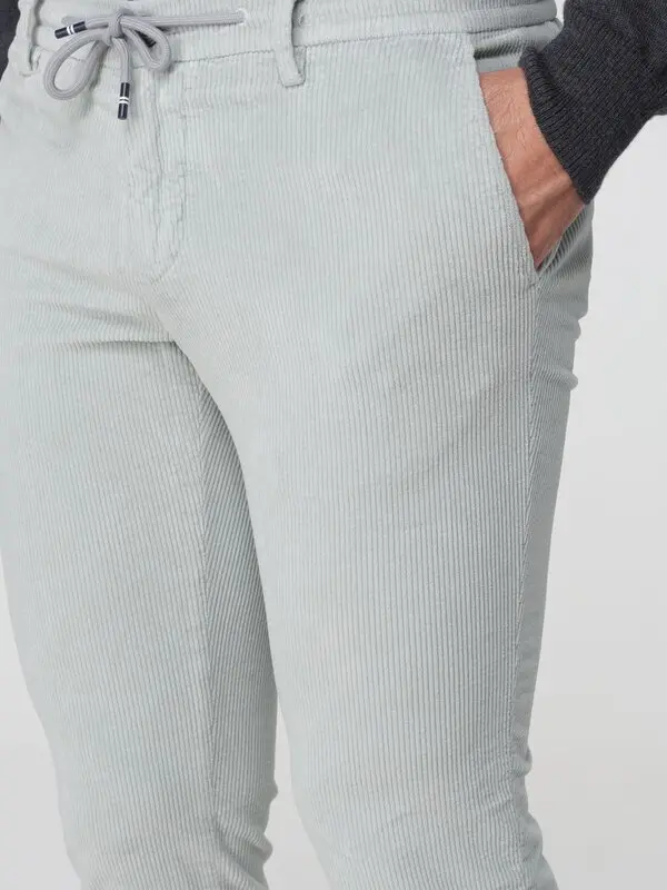 MASON'S Tailored Corduroy Trousers With Drawstring Detail