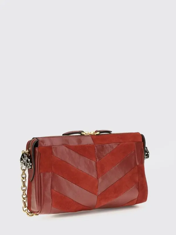 Valentino Garavani Panthea Crossbody Bag With Vlogo And Rhinestones - Red