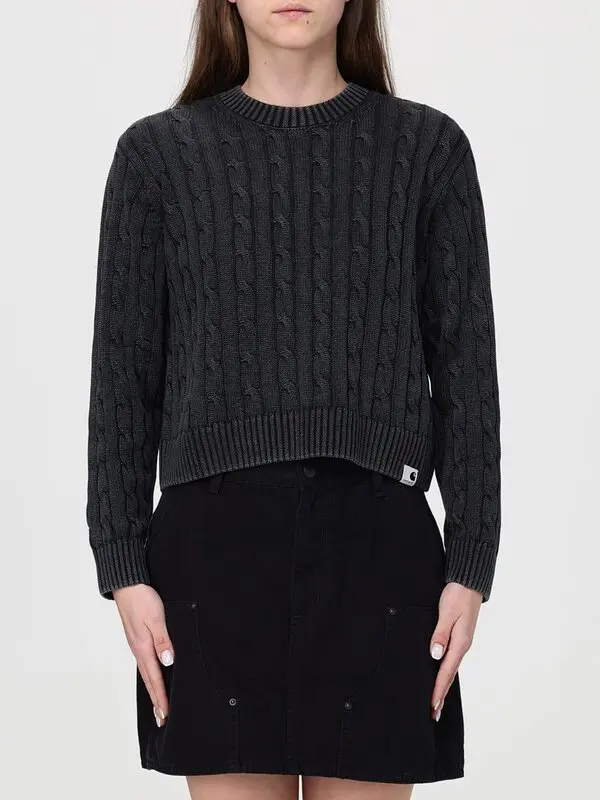 Carhartt Work In Progress Cotton Crewneck Sweater - Black