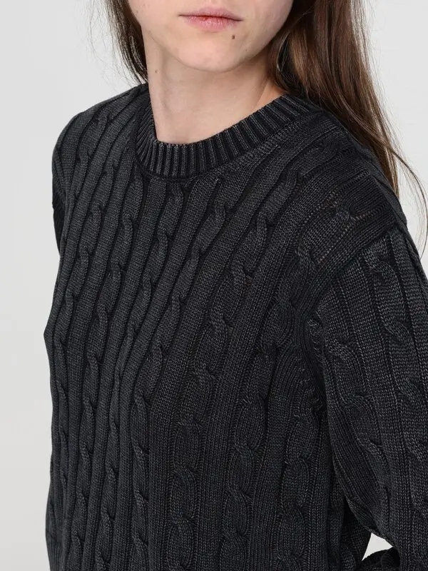Carhartt Work In Progress Cotton Crewneck Sweater - Black