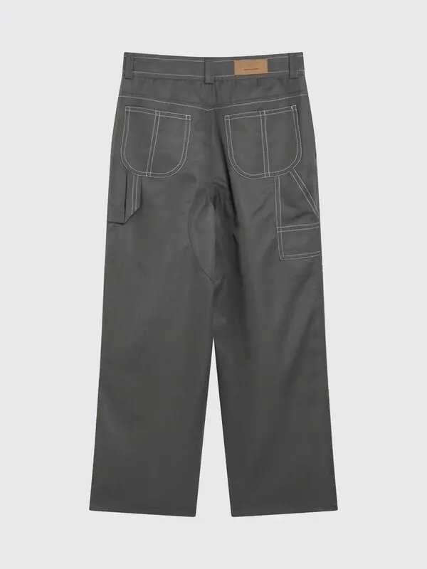 AMI Paris Virgin Wool Wide-leg Pants