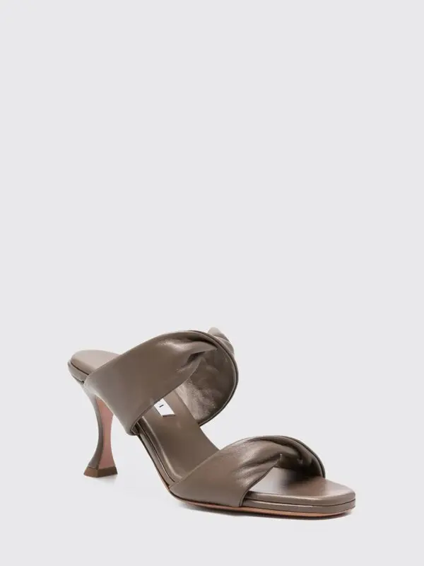 AQUAZZURA Twist Nappa Mules