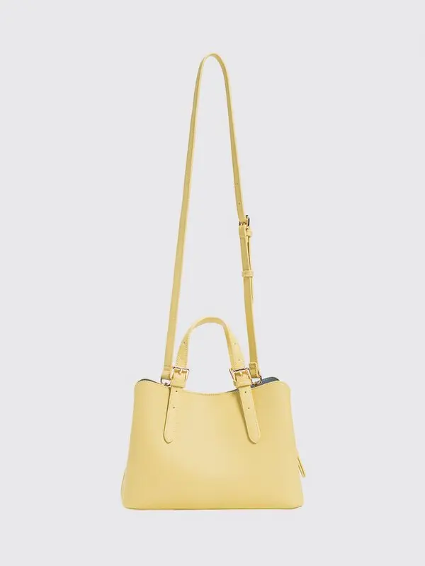 TWINSET Grained Synthetic Leather Bag - Lime
