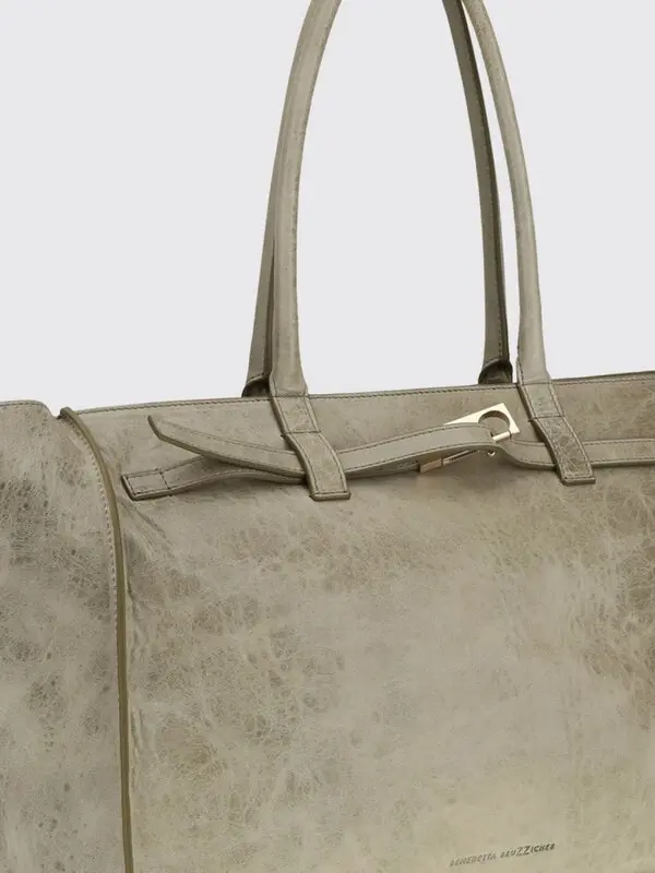 Benedetta Bruzziches Mame Suede Shoulder Bag