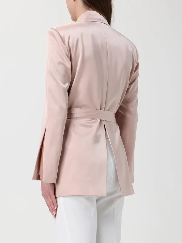 Pinko Satin Robe Blazer With Belt
