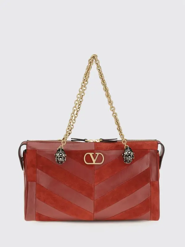 Valentino Garavani Panthea Shoulder Bag - Red