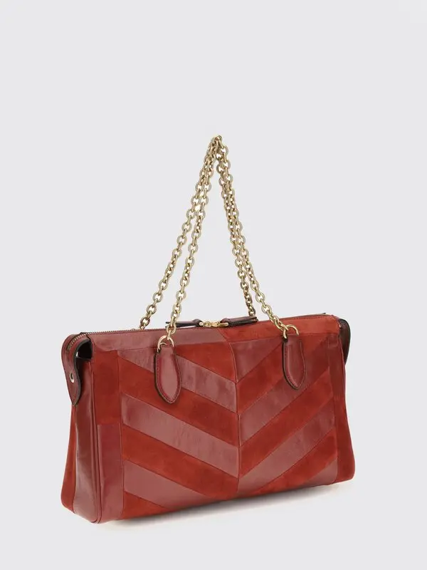 Valentino Garavani Panthea Shoulder Bag - Red
