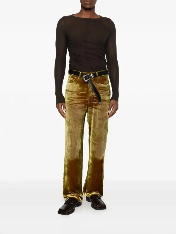 MAGLIANO Flattone Straight Laser Viscose And Silk Jeans