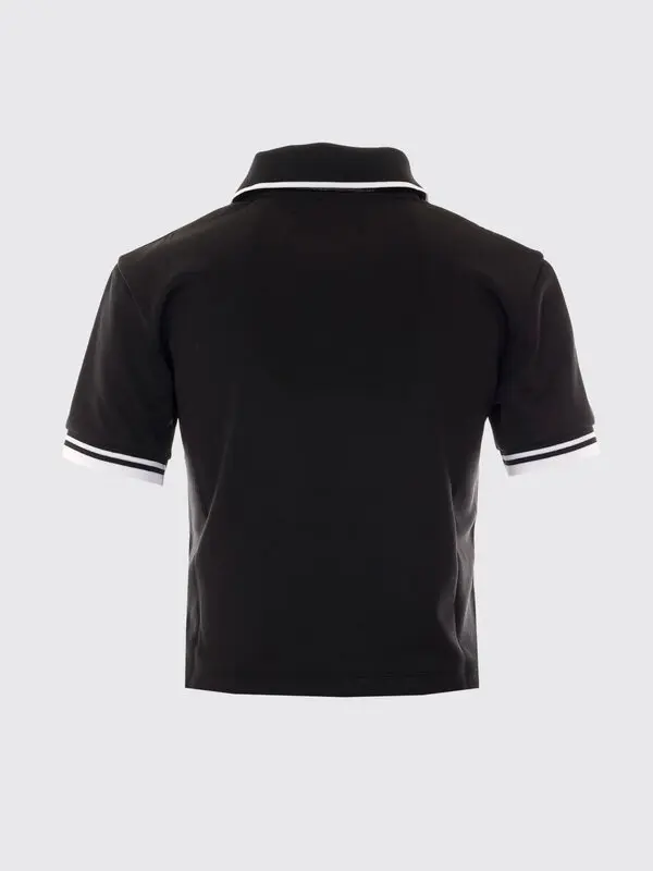 Amiri Slim Fit Zip-up Monogram Polo Shirt