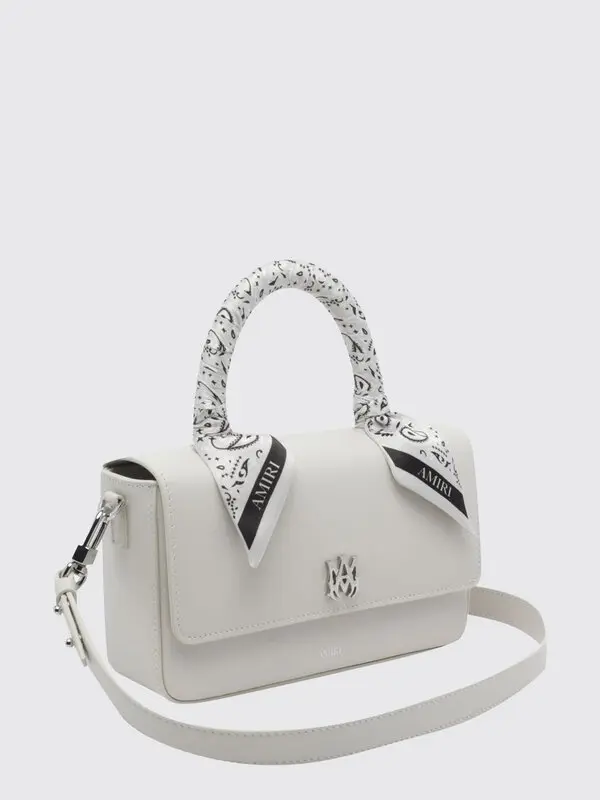 Amiri Mini Monogram Leather Handbag With Detachable Strap