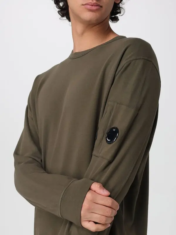 C.P. COMPANY Cotton Crewneck Sweatshirt - Green