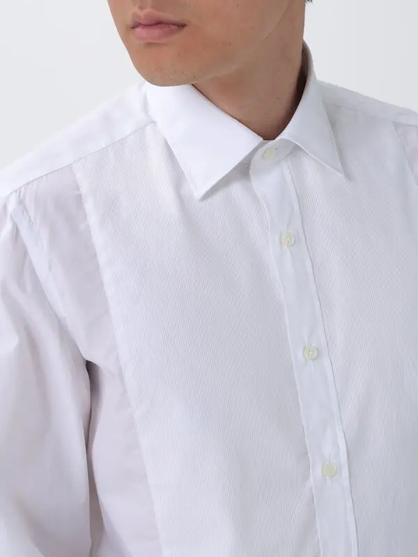 LUIGI BORRELLI Cotton Poplin Shirt