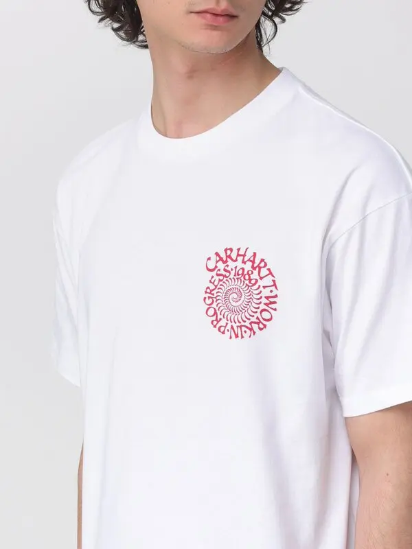 Carhartt Work In Progress Cotton T-shirt With Logo