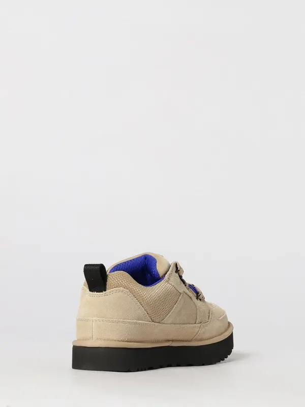 UGG Lo Lowmel Suede And Mesh Sneakers - Beige