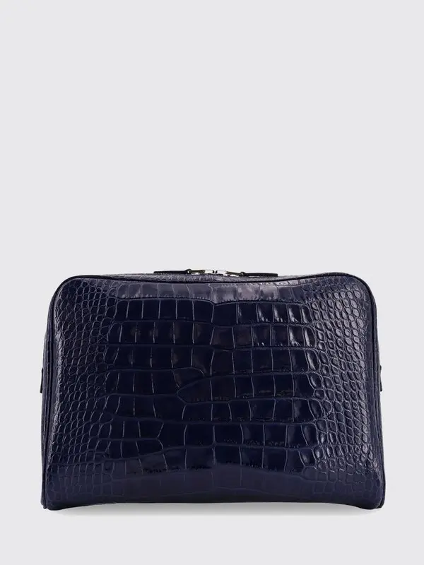 TOM FORD Croc Print Leather Pouch