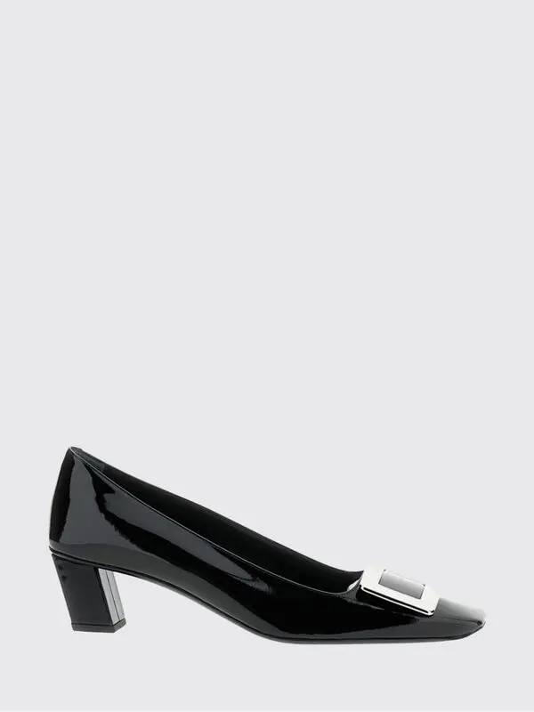 ROGER VIVIER Patent Court Shoes - Black