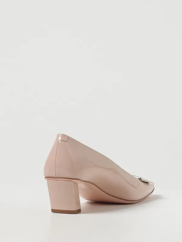 ROGER VIVIER Belle Vivier Patent Leather Pumps - Blush Pink