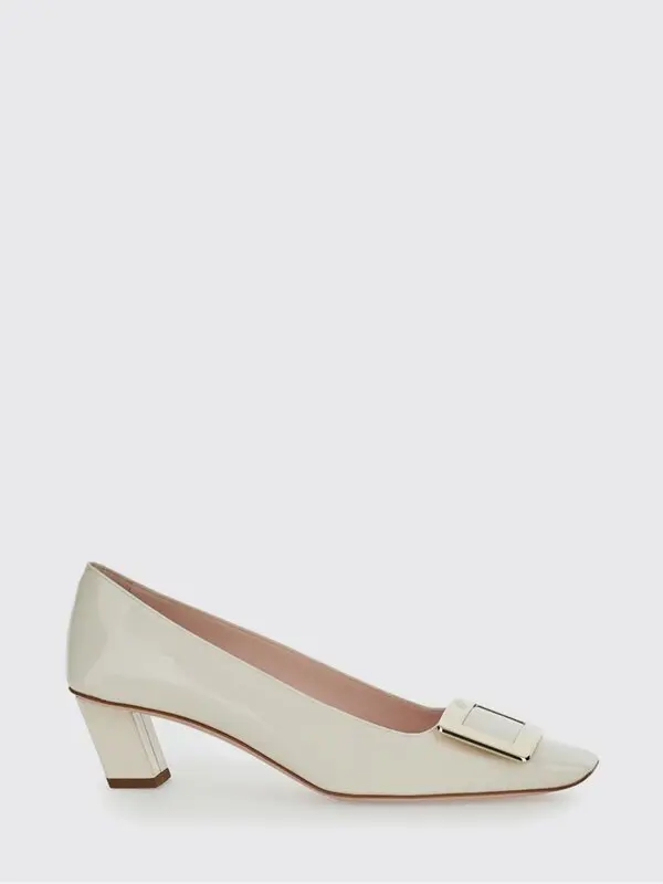 ROGER VIVIER Patent Court Shoes - White