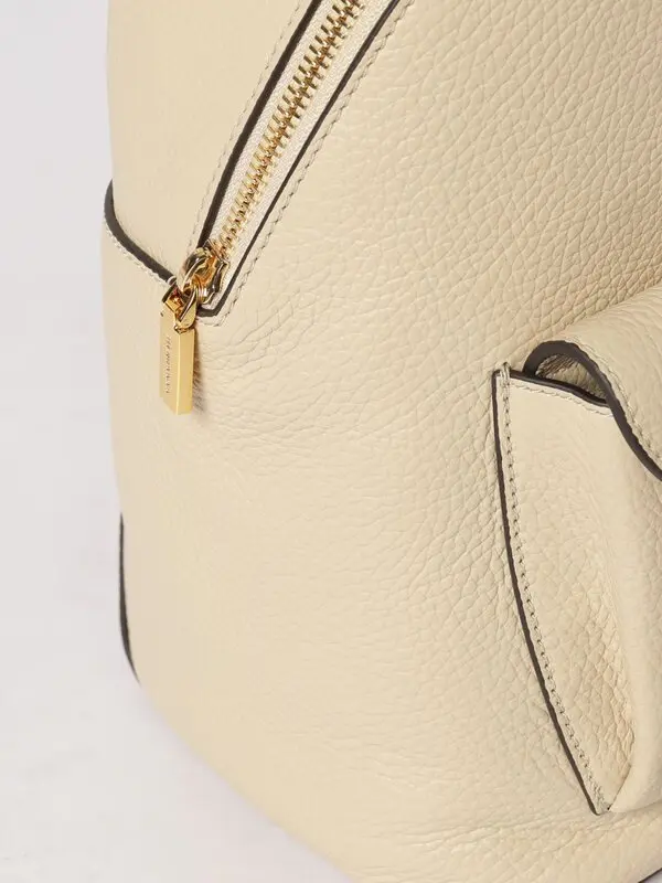 COCCINELLE Beat Generation Grained Leather Backpack - Sand