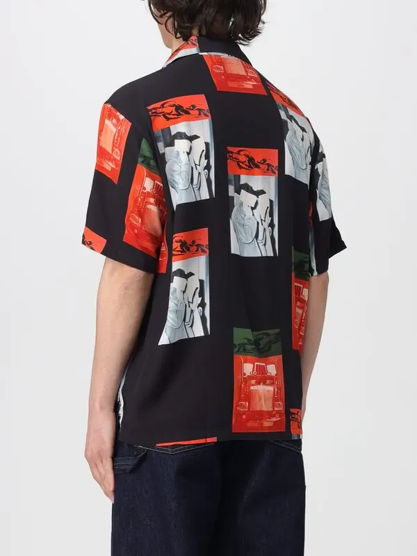 Carhartt Work In Progress Hamilton Printed Viscose Shirt - Black